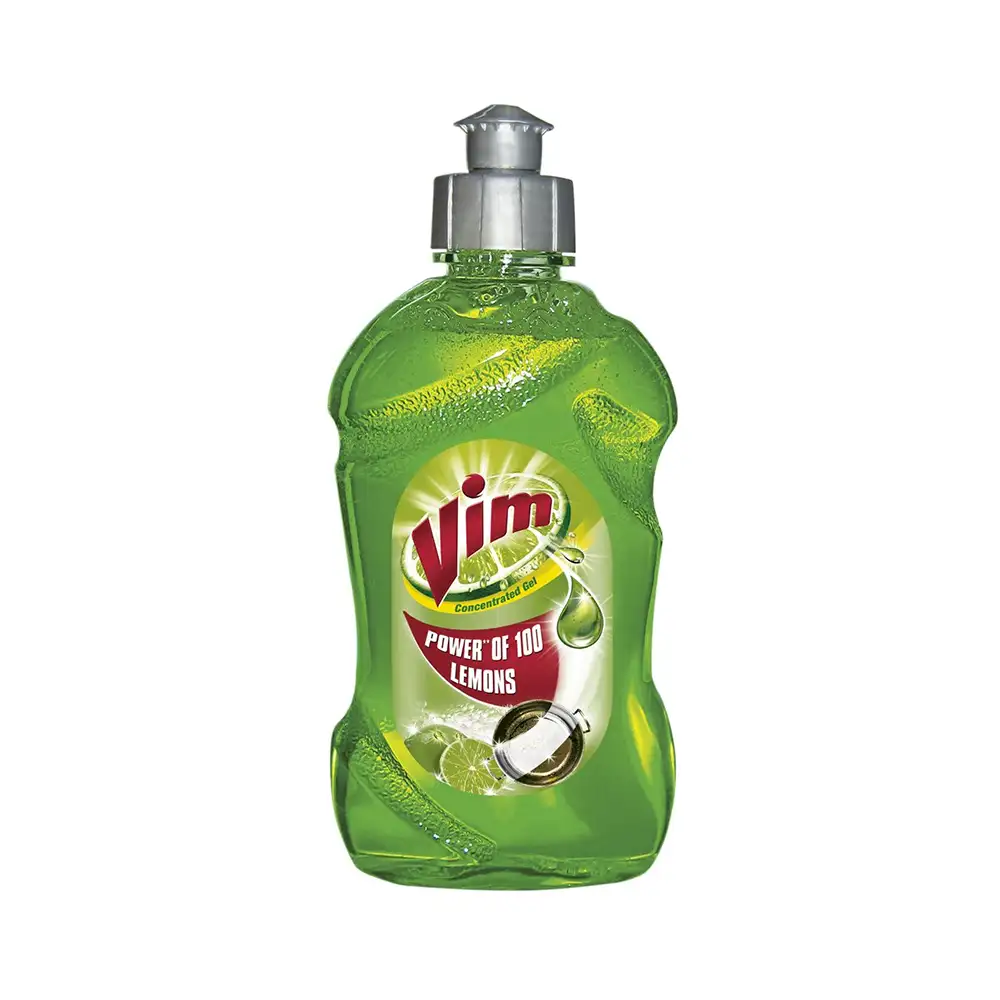 Vim Dishwash Liquid Gel Green Lemon 250ml - Pasal 101